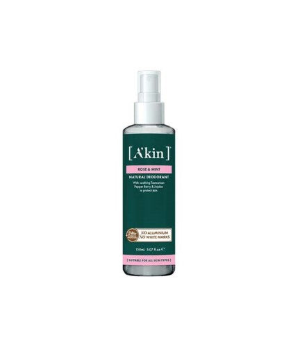 AKIN Rose and Mint Spray Deodorant - 24-Hour Protection (6 Pack ...