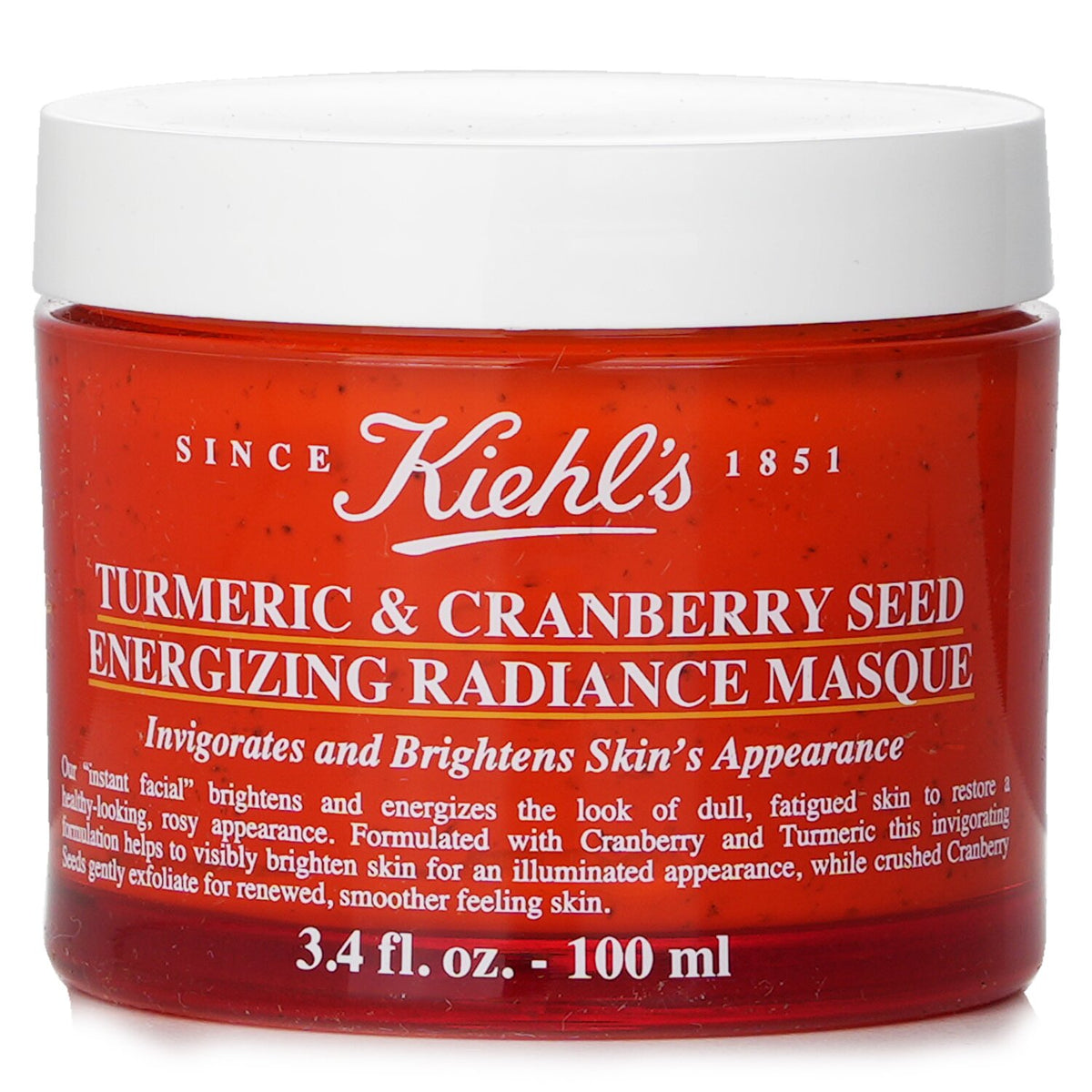 Kiehl's - Turmeric & Cranberry Seed Energizing Radiance Masque - 100ml ...