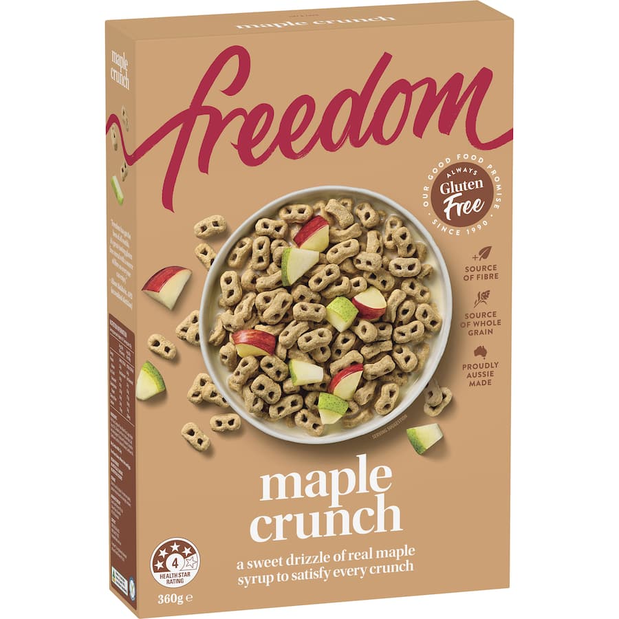 Freedom Classic Cereal Maple Crunch Gluten Free – SmartfoxNZ