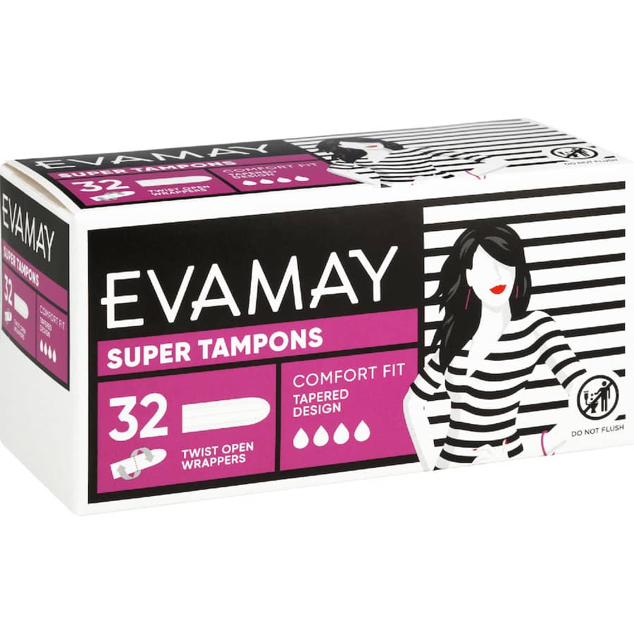 Evamay Tampons Super 32 Pack - Comfort & Protection – SmartfoxNZ