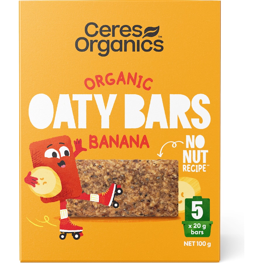 Ceres Organics Oaty Bars Banana – SmartfoxNZ