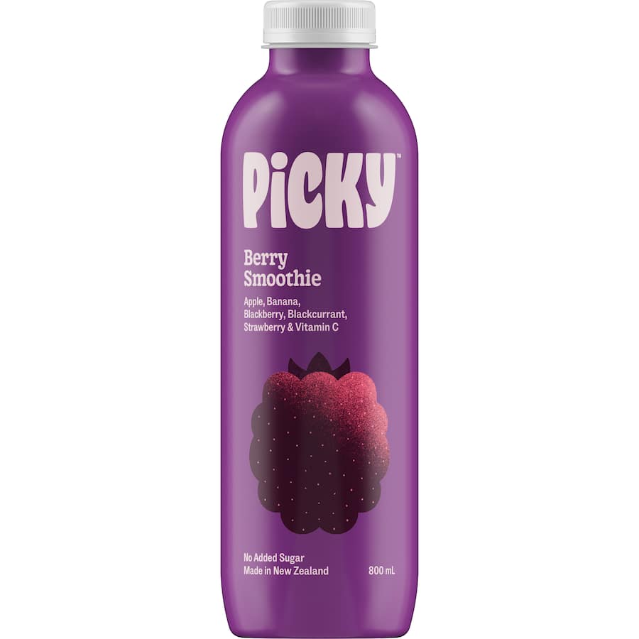 Picky Fruit Drink Berry Smoothie Bottle 800mL - Natural Flavor – SmartfoxNZ
