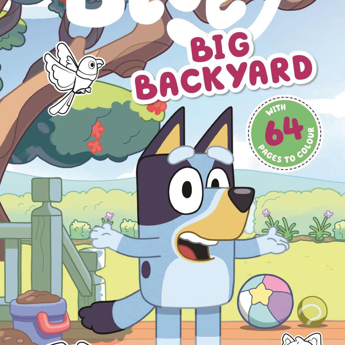 Bluey: Big Backyard - Fun Coloring Book for Kids | Creative Learning ...