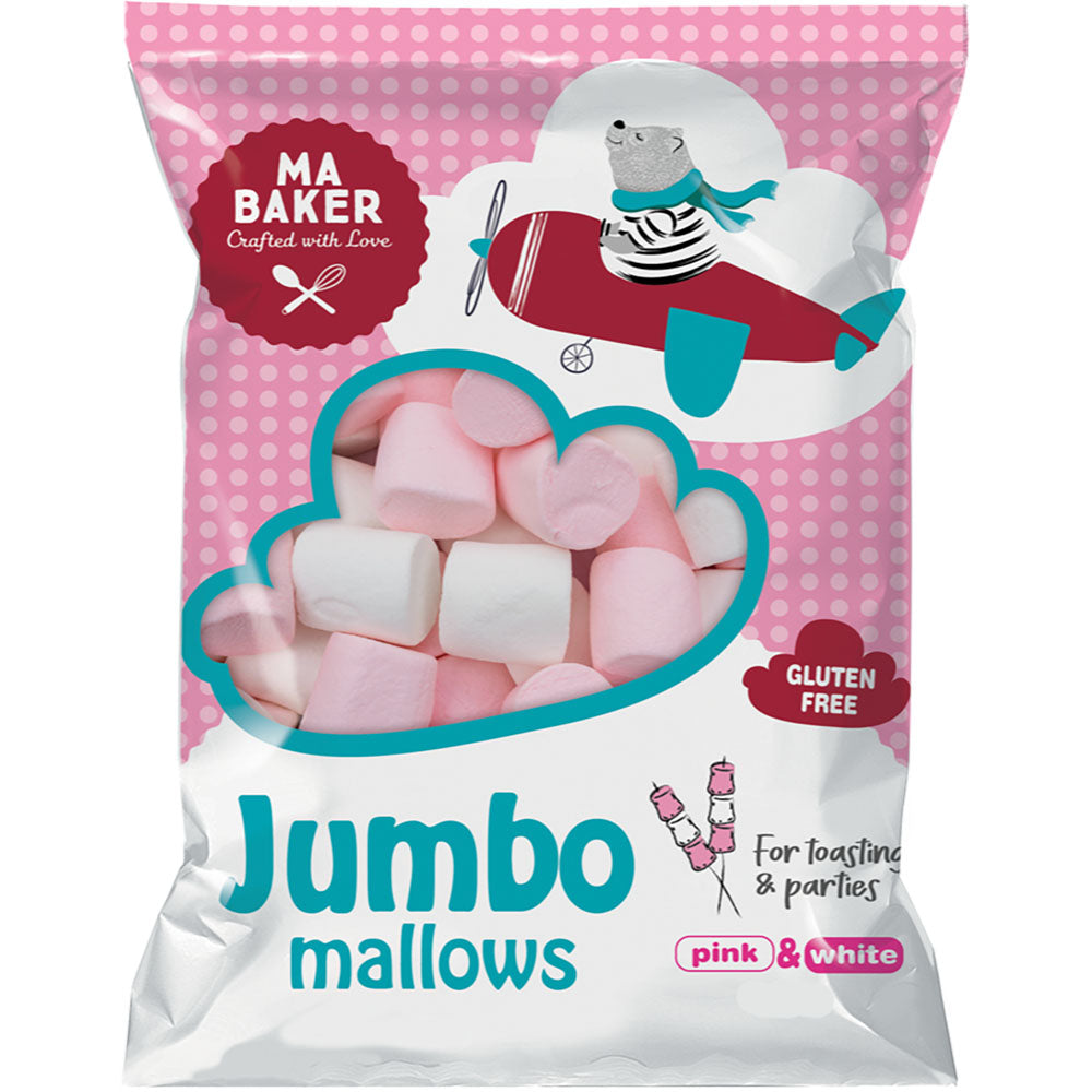 Ma Baker Jumbo Mallows 320g - Pack of 12 – SmartfoxNZ