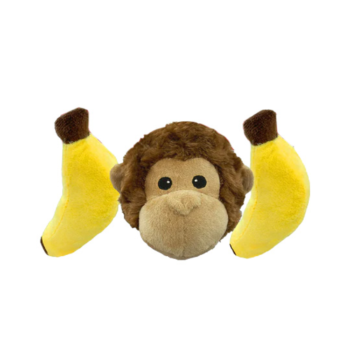 Dog Toy - Smooshables Triple Pack Monkey & Banana – SmartfoxNZ