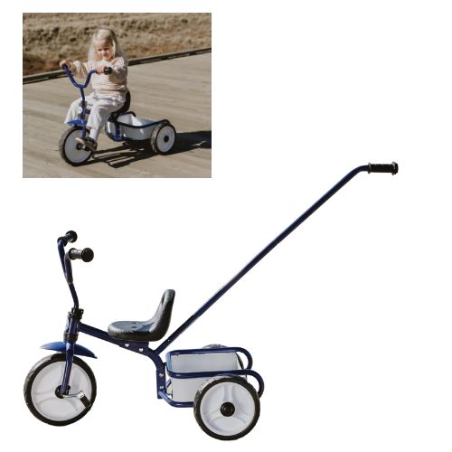 Tri-ang 2.0 Tuff Trike w Push Bar - Blue – SmartfoxNZ
