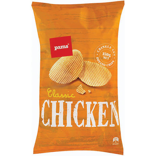 Buy Pams Chicken Flavour Potato Chips 150g Online - Smartfox NZ