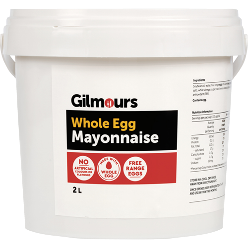 Buy Gilmours Mayonnaise With Whole Egg 2L Online – Smartfox NZ – SmartfoxNZ