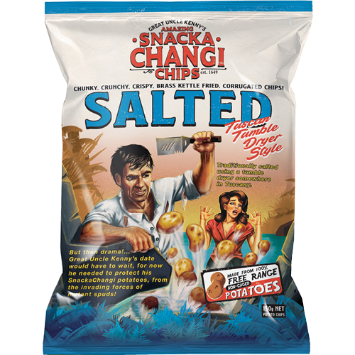 Snacka Changi Chips Salted Kettle Fried Potato Chips – 150g – SmartfoxNZ