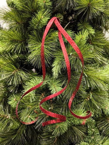 Tree Ornament - Glitter Curly Twig Spray X 3 (Red) – SmartfoxNZ