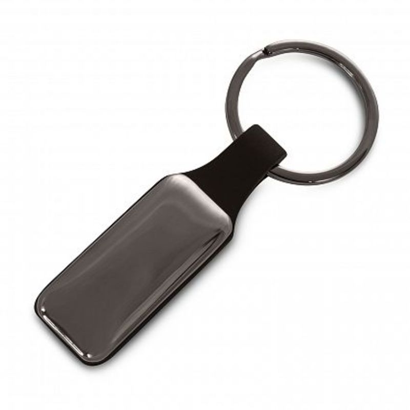 Altos Key Ring - Rectangle Gunmetal / Black (Set of 30) – SmartfoxNZ