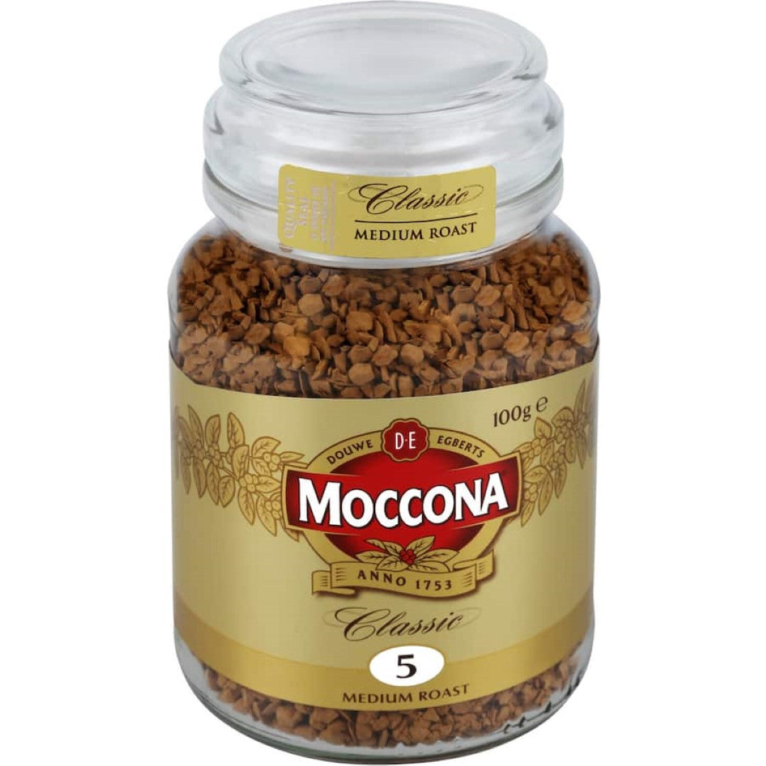 Moccona Instant Coffee Classic Medium Roast 100g Jar - Buy Now – SmartfoxNZ