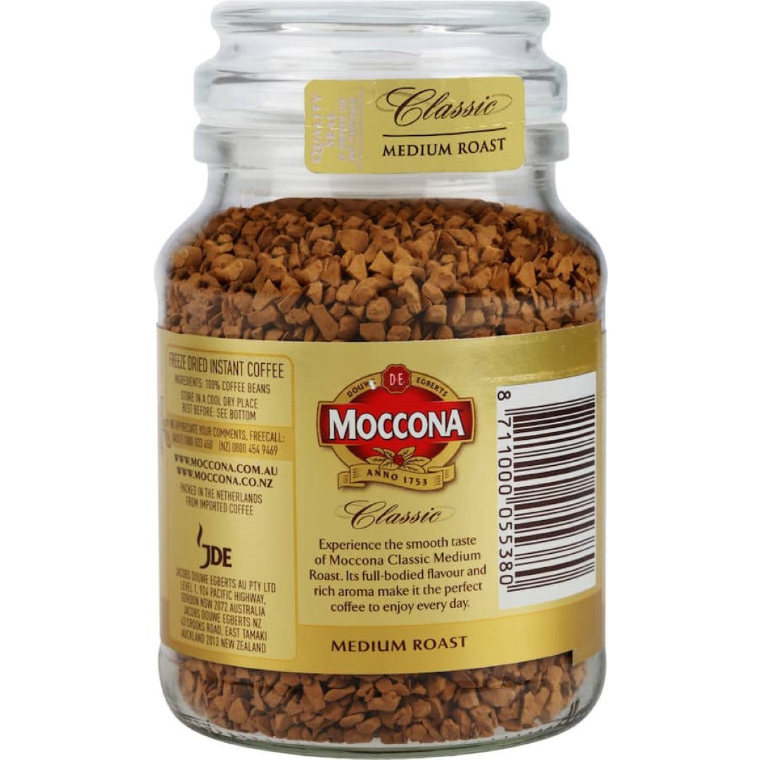Moccona Instant Coffee Classic Medium Roast 100g Jar - Buy Now – SmartfoxNZ