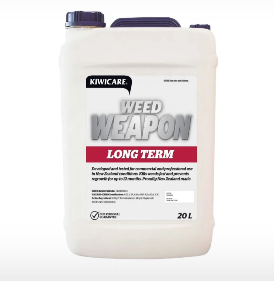 Weed Weapon - Kiwicare Long Term Concentrate (20L) – SmartfoxNZ