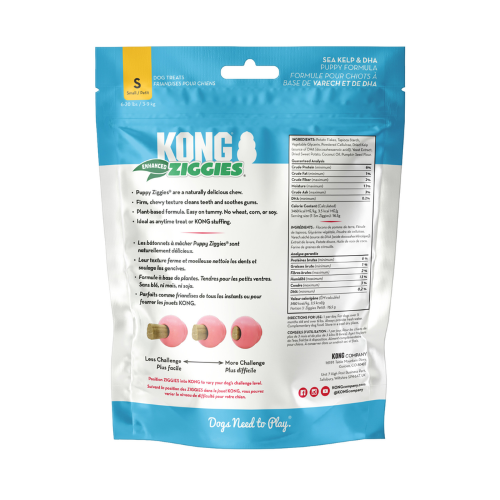 Dog Treat - KONG Ziggies Enhanced Puppy Small (198g) – SmartfoxNZ