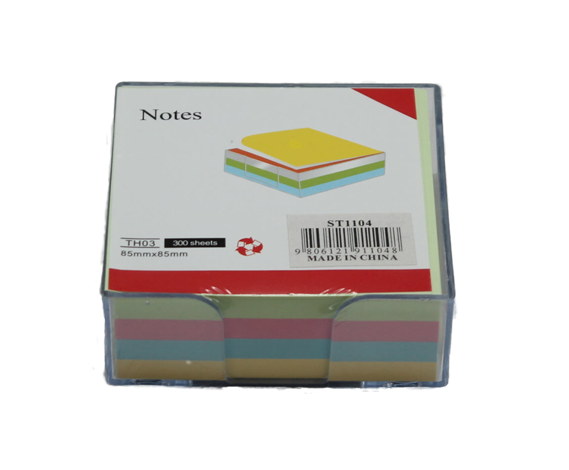 300 Sheets Colour Note Pad - Vibrant Sticky Notes for Organizing ...