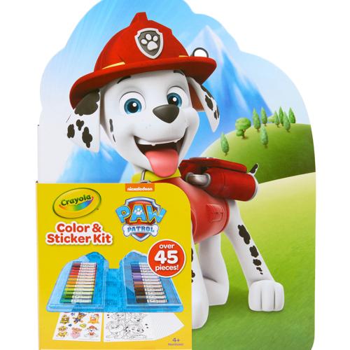 Crayola Color & Sticker Paw Patrol Kit 45 Piece – SmartfoxNZ