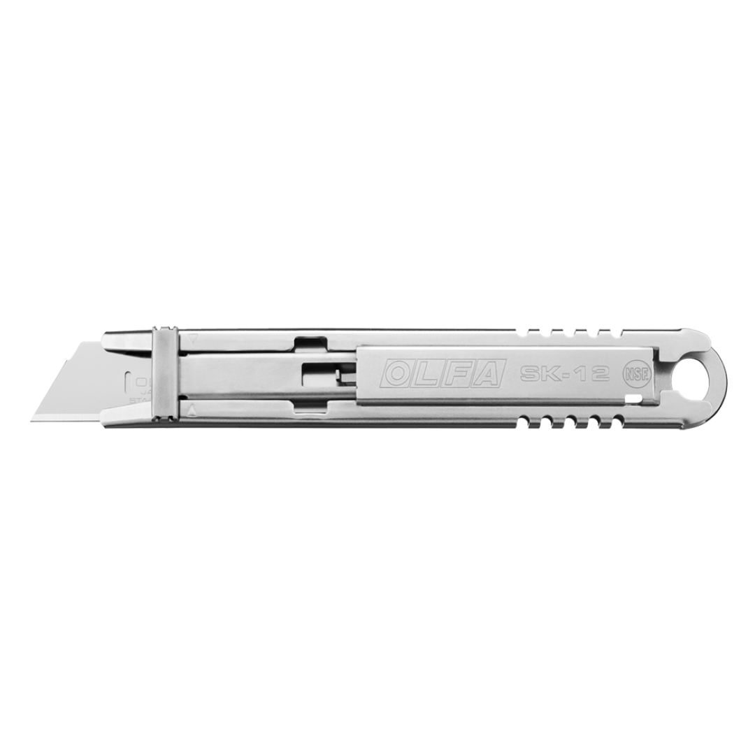 OLFA All Stainless Steel Self Retractable Knife | Smartfox NZ – SmartfoxNZ