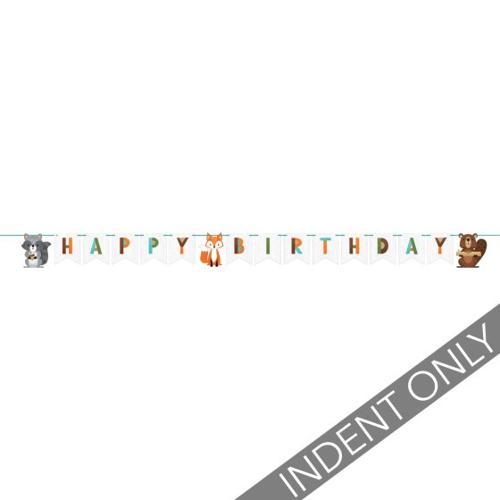 Wild One Woodland Shaped Banner With Ribbon – SmartfoxNZ