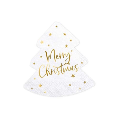 Classic Christmas Tree Shaped Napkins - Pack of 20 – SmartfoxNZ