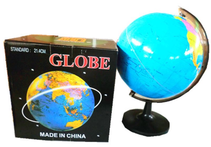 21.5cm Globe With Stand - Perfect Educational Decor for Home – SmartfoxNZ