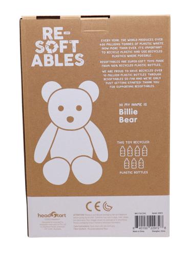 Resoftables 12" Medium - Billie - Teddy Bear – SmartfoxNZ