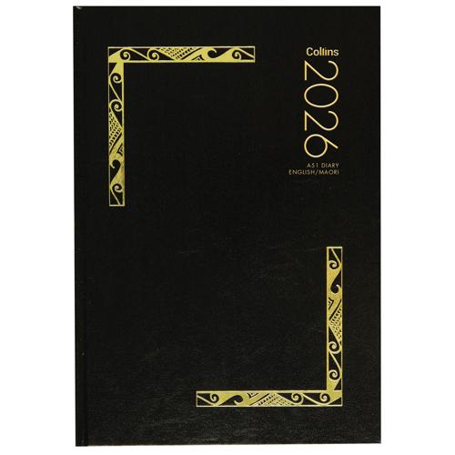 Collins Diary A51 English Maori 2026 – SmartfoxNZ