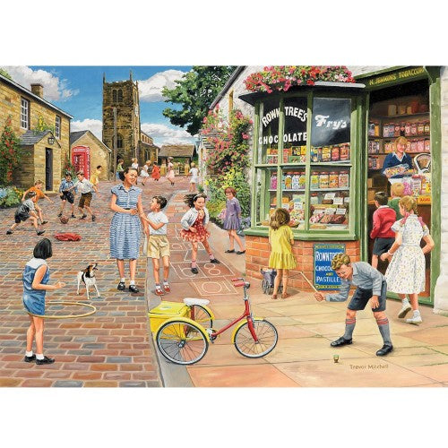 Jigsaw Puzzle - Village Kids Village Sweet Shop (1000pcs) – SmartfoxNZ