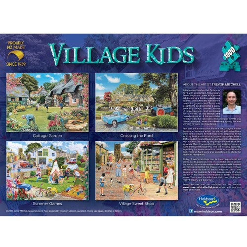 Jigsaw Puzzle - Village Kids Village Sweet Shop (1000pcs) – SmartfoxNZ