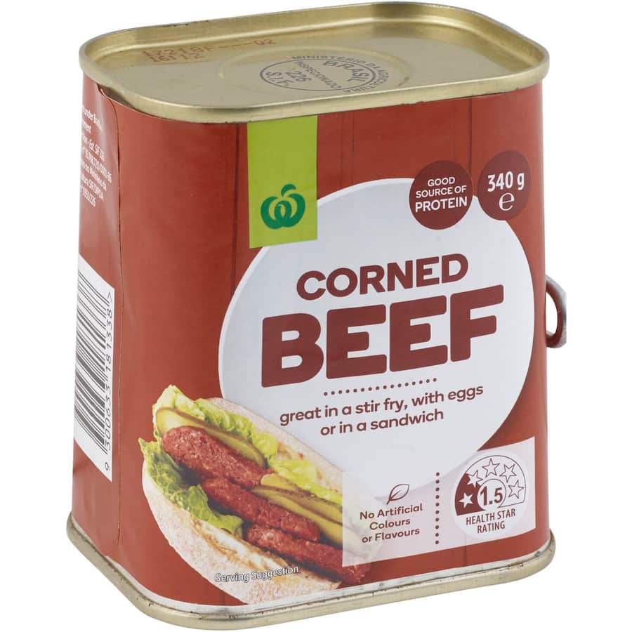 Woolworths Corned Beef 340g – SmartfoxNZ