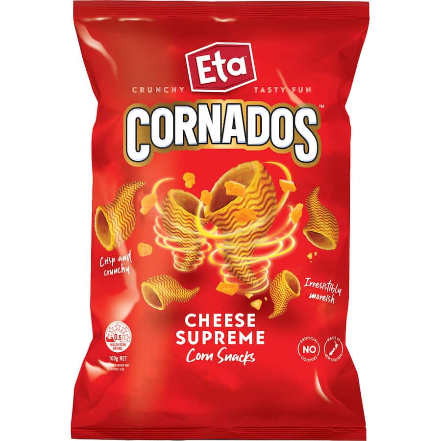 Eta Cornados Corn Chips Cheese Supreme | Smartfox NZ – Crunchy Snack ...