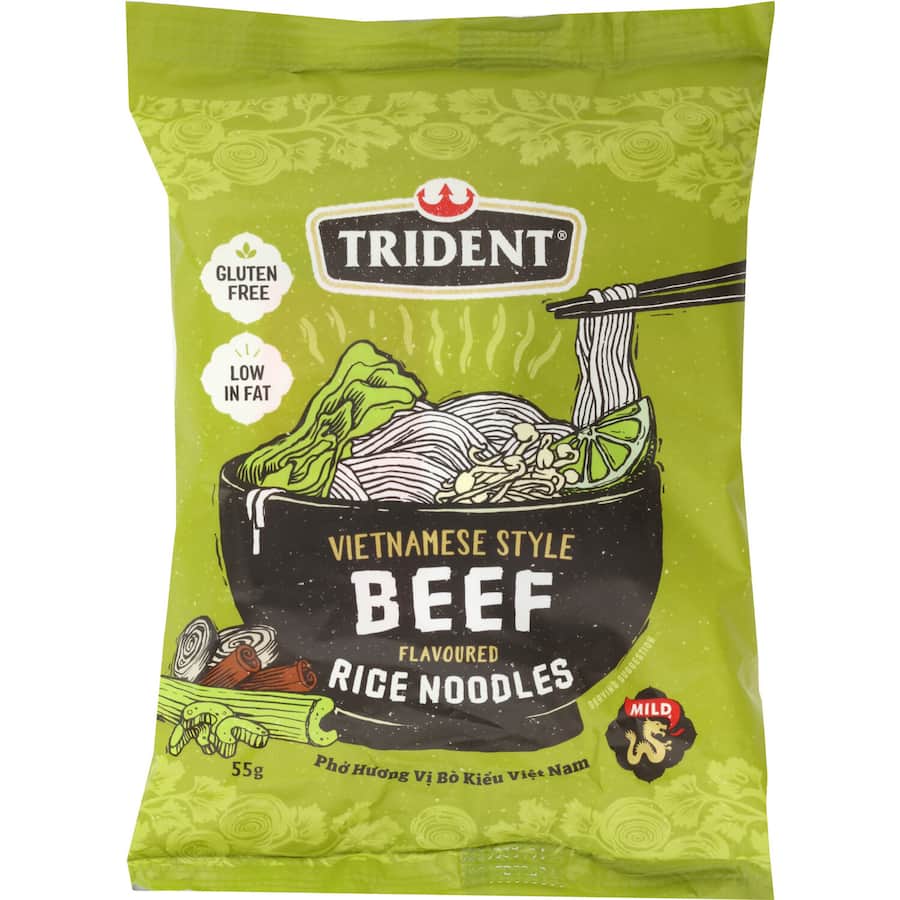 Trident Rice Noodles Vietnamese Beef Flavour | Smartfox NZ – SmartfoxNZ