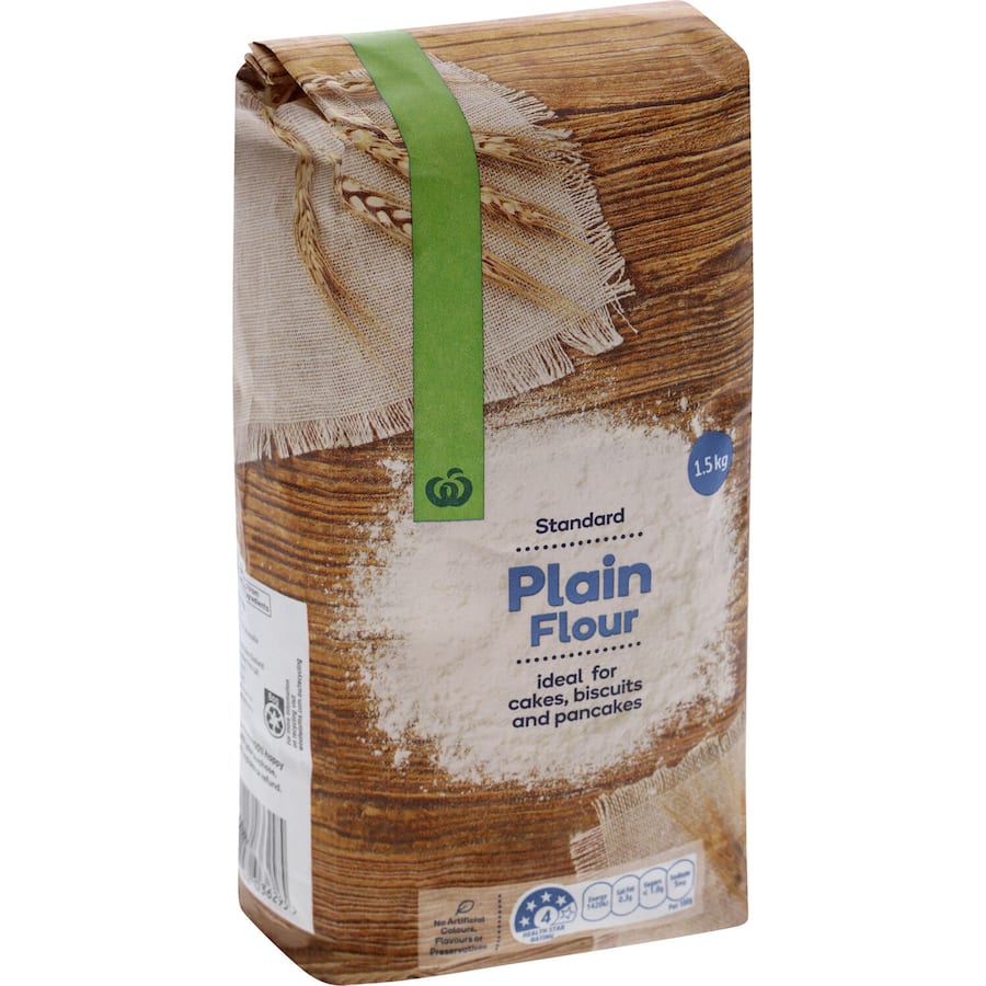 Woolworths Plain Flour 1.5kg | Smartfox NZ - Baking Essential – SmartfoxNZ