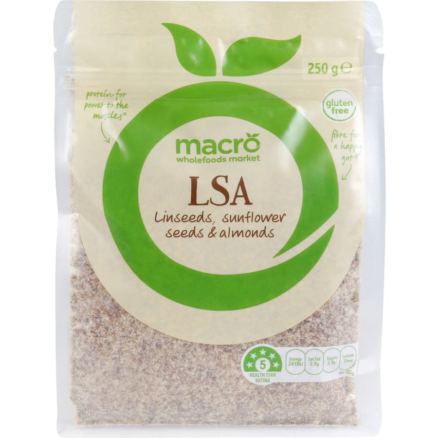 Macro Lsa Mix Linseed, Sunflower & Almond 250g – SmartfoxNZ