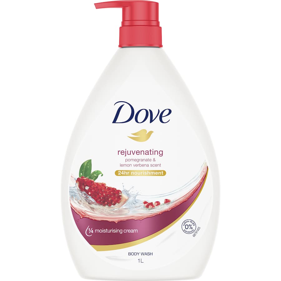 Dove Body Wash Pomegranate & Lemon Verbena Pump 1L – SmartfoxNZ