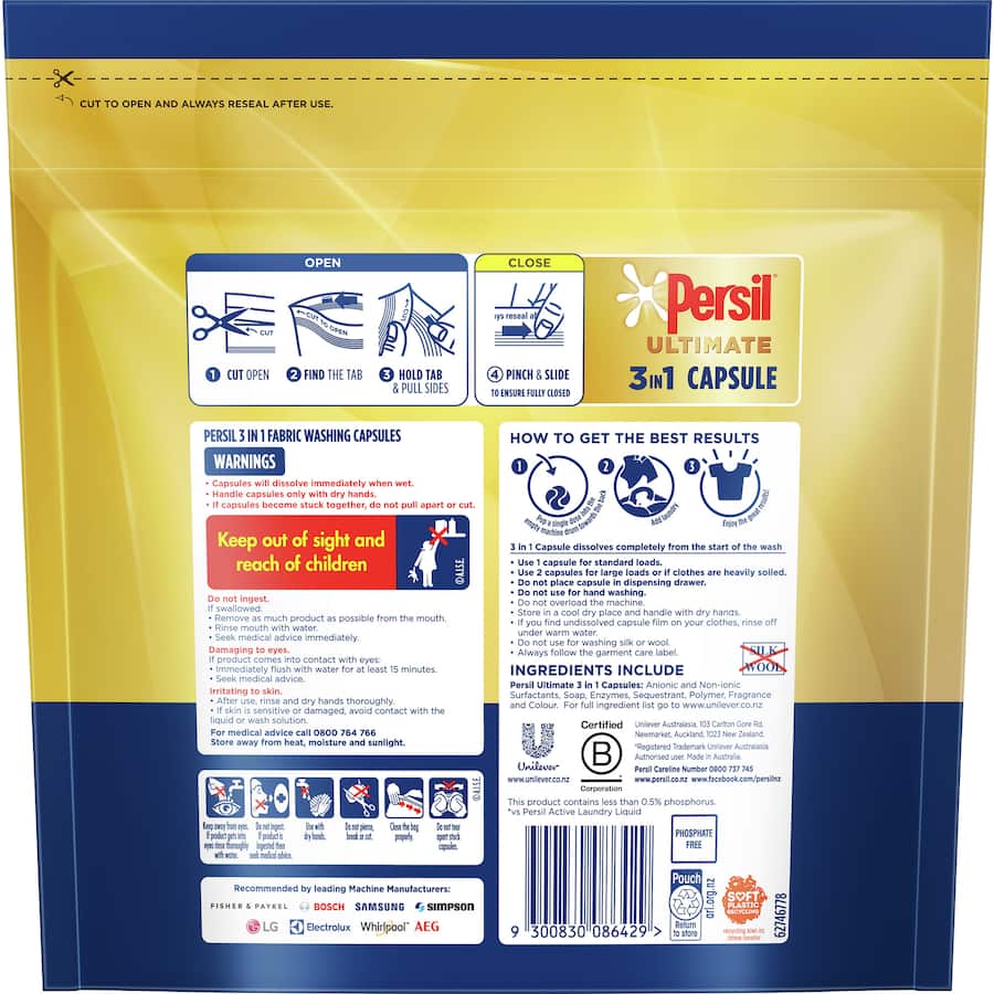 Persil Ultimate Laundry Capsules - Powerful Stain Removal | Smartfox NZ ...