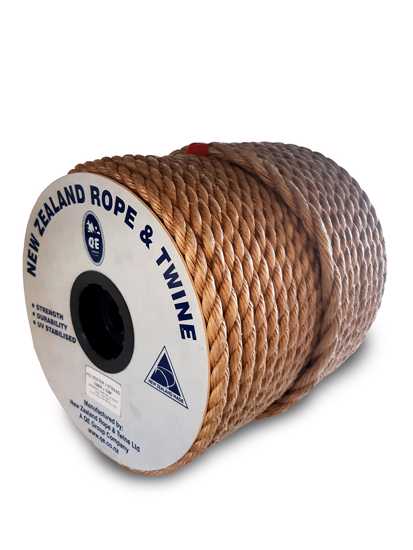 Synthetic Manila Rope 10mm x 220m Coil | Smartfox NZ – SmartfoxNZ