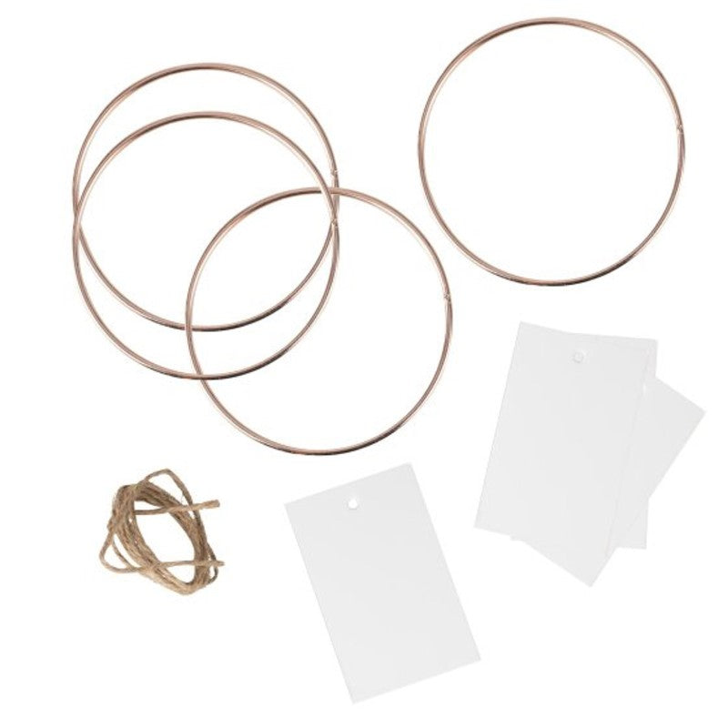 A Touch of Pampas Place Card Metal Hoop Pack - Smartfox NZ – SmartfoxNZ